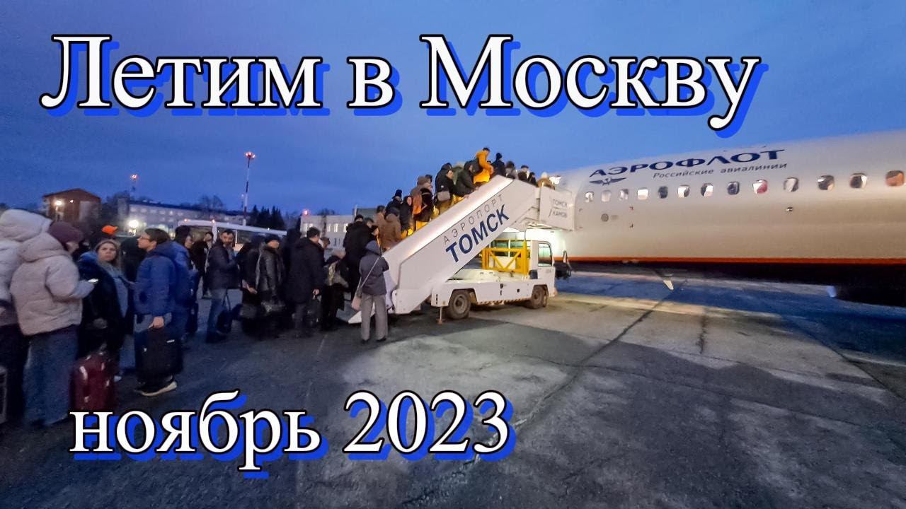 Перелет Томск - Москва 2023/11