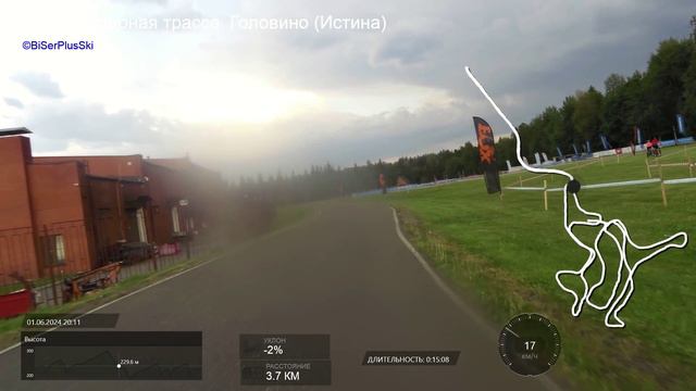 Велообзор лыжероллерной трассы в Головино. 2024