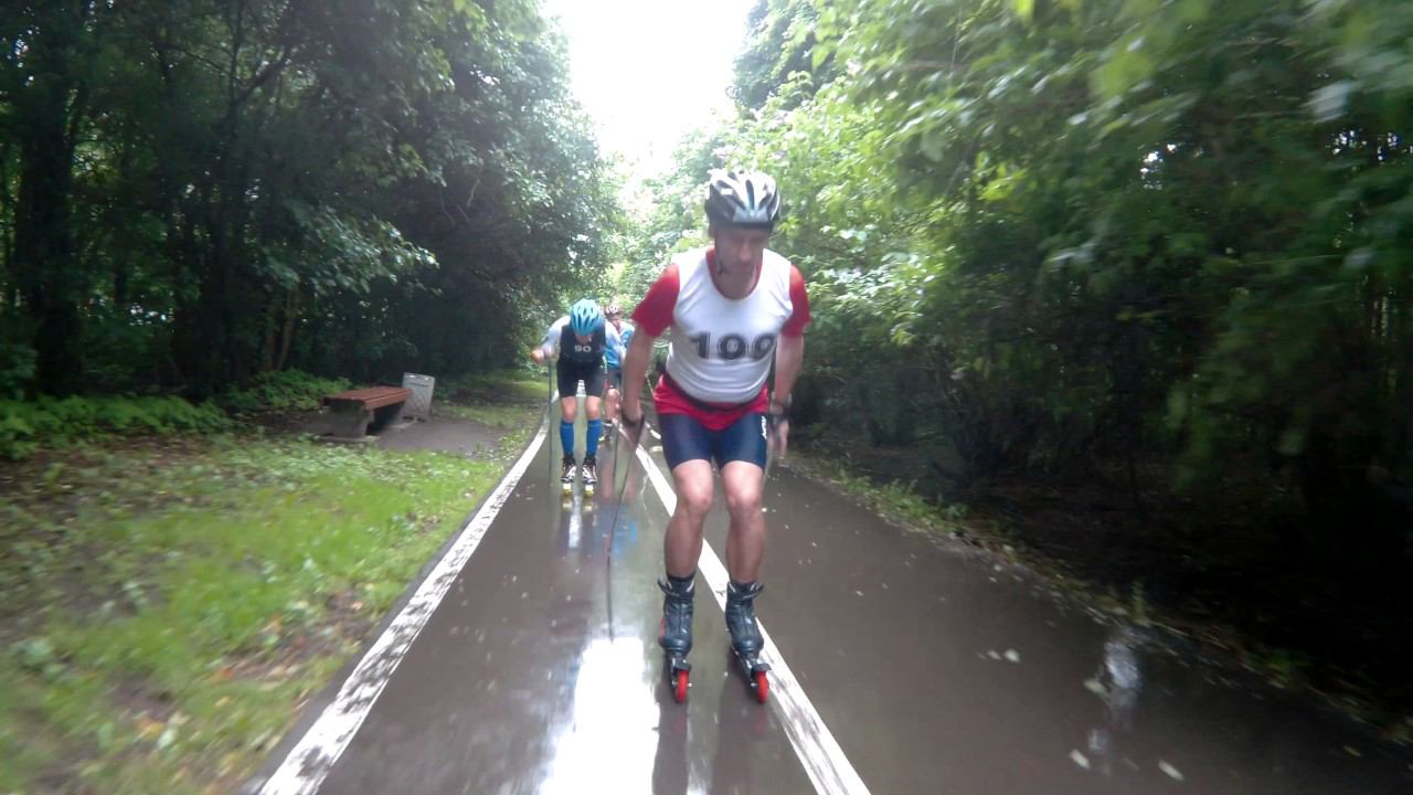 Контрольная на лыжероллерах ч.3