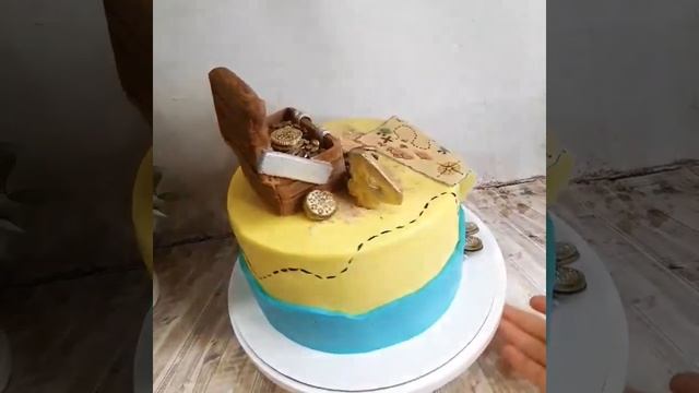 Торт Остров сокровищ для настоящих пиратов