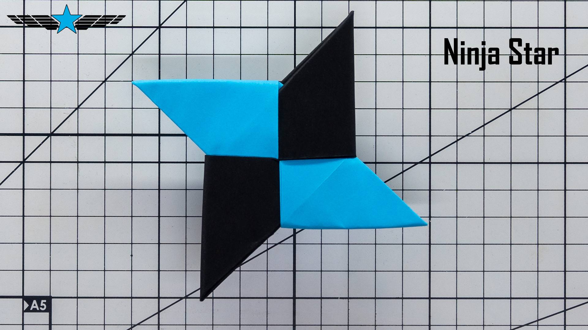 Изготовление звезд ниндзя из бумаги — простой урок оригами сюрикен