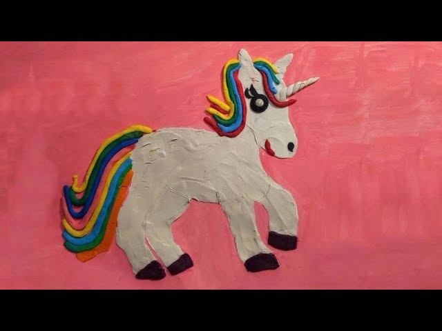 Единорог из пластилина для детей: пошаговая инструкция для малышей