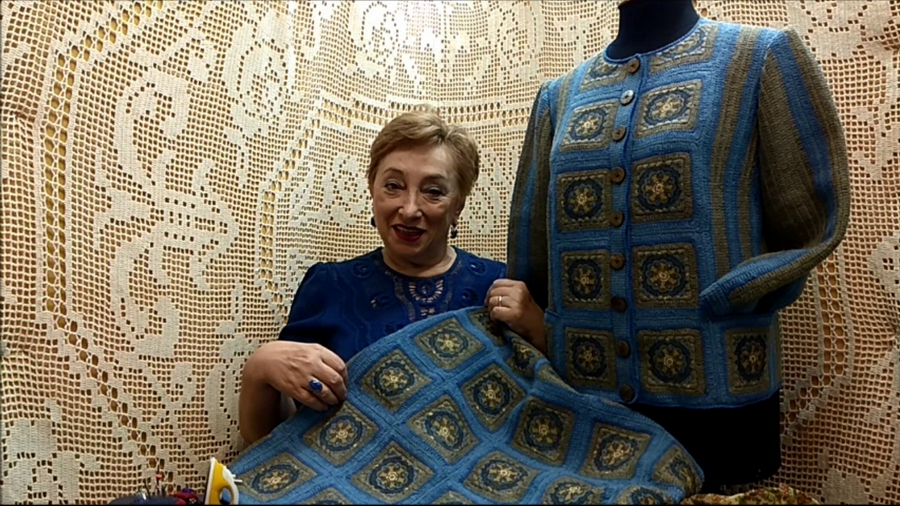 Вторая жизнь Павловопосадских платков. Мастер-класс по вязанию крючком от О. С. Литвиной.