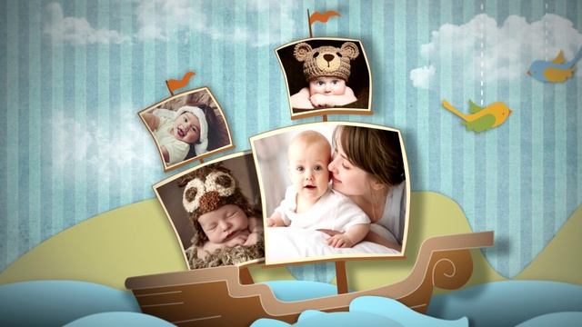 Фильм на 1 годик ребёнка | слайд-шоу из фото и видео | первый год жизни малыша