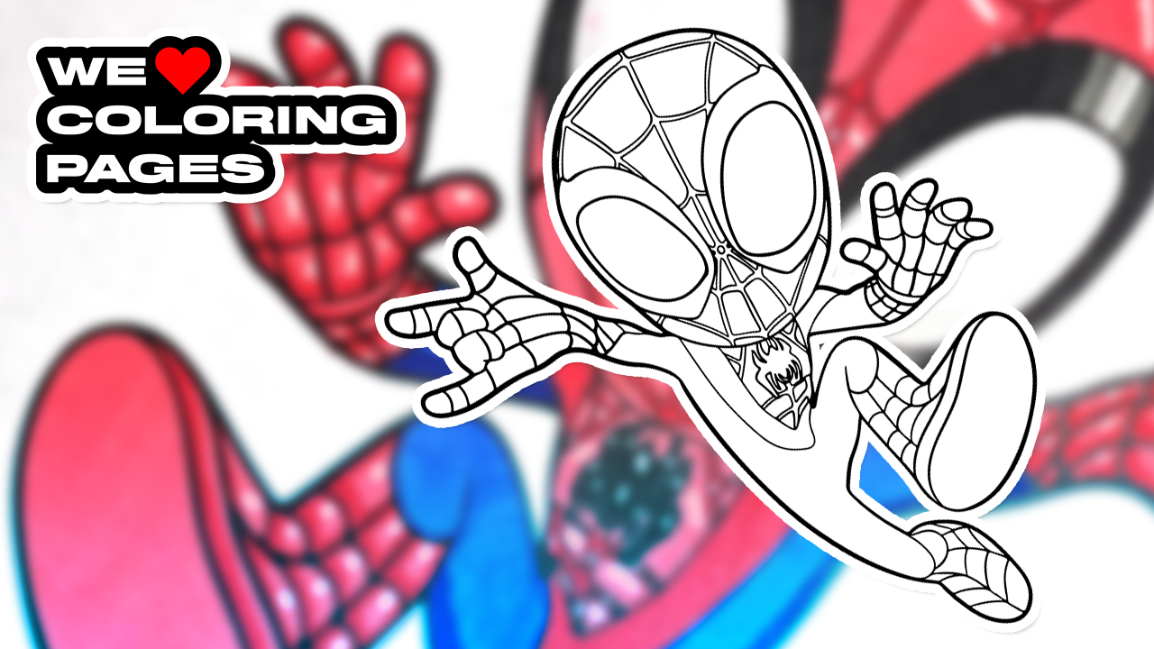 #84 Spidey Раскраска | МЫ ❤️ РАСКРАСКИ