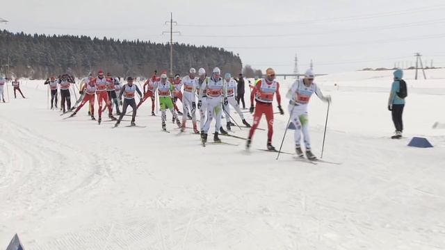 Югорский лыжный марафон 2017.