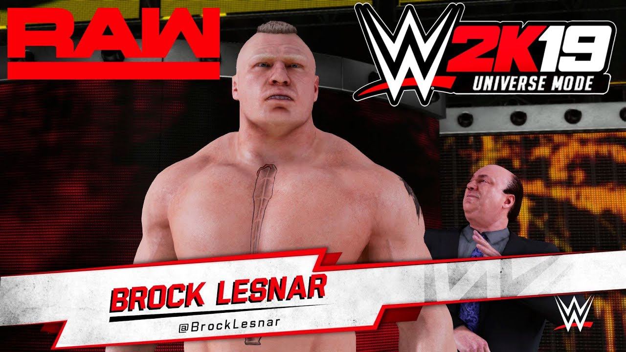 WWE 2K19 Universe Mode - RAW. Brock Lesnar (Русская озвучка) #32