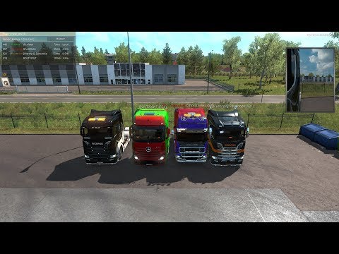 Традиционный воскресный конвой Euro Truck Simulator 2 multiplayer #1913