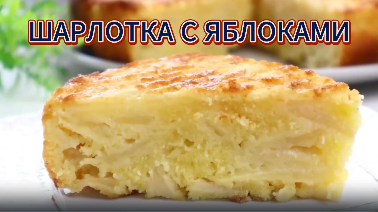 Шарлотка с яблоками!