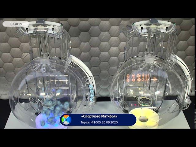 Столото представляет | Лотерея «Спортлото Матчбол». Тираж № 1005 от 20.09.2020 г.