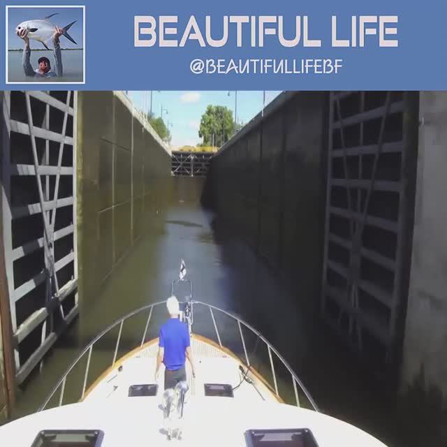 Особые случаи управления парусным судном - Шлюзование - Beautiful Life