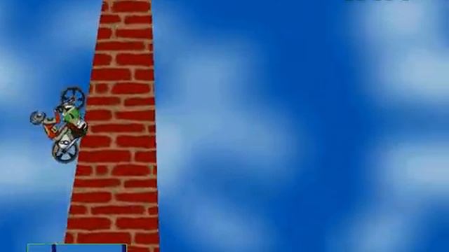 Прохождение Elastomania - 44 карта - Freefall