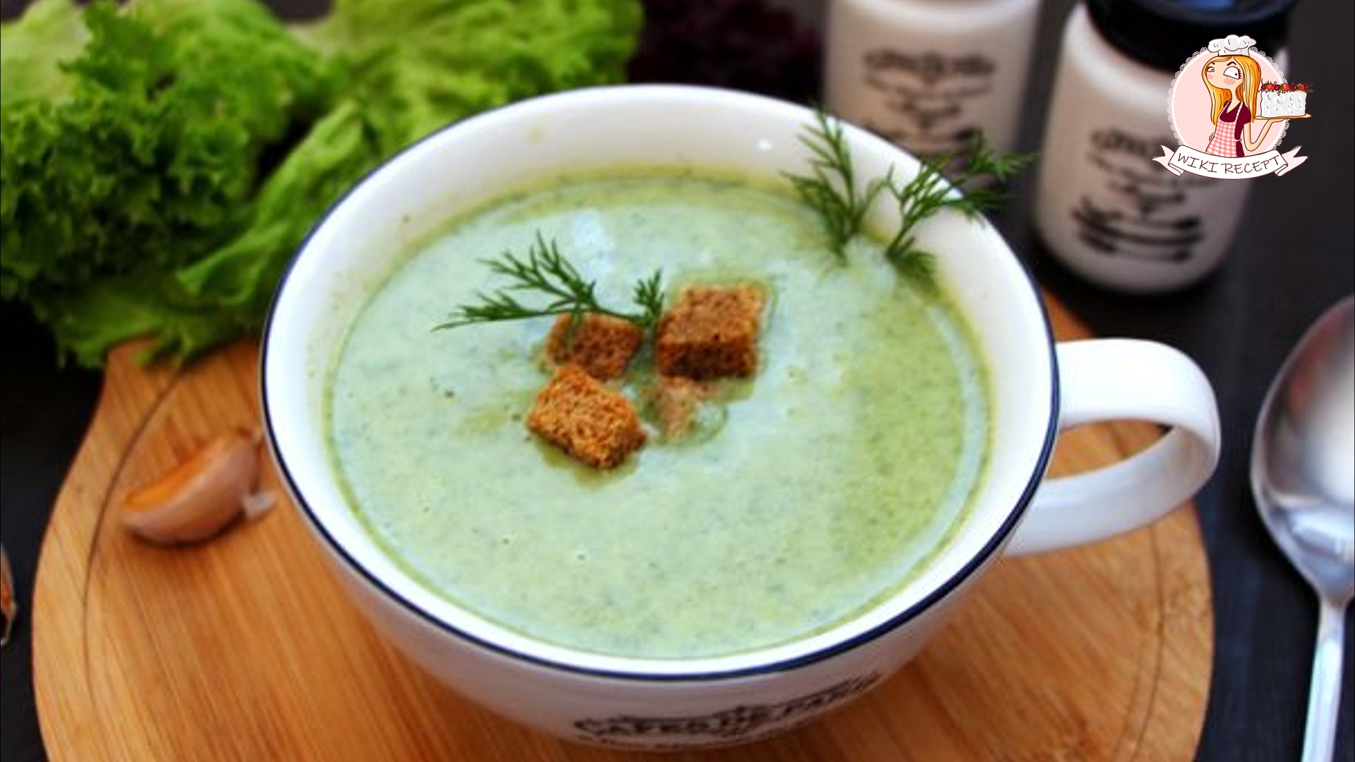 Легкий СУП-ПЮРЕ из ШПИНАТА со СЛИВКАМИ - прекрасный рецепт летного супа ля жаркой погоды