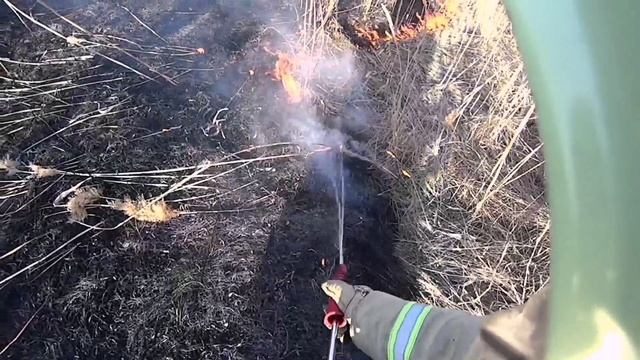 Пожар на свалке