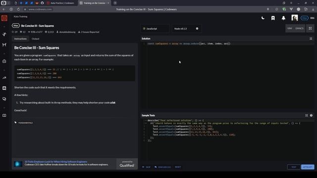 Задачки с Codewars - 8 kuy - Be Concise #3