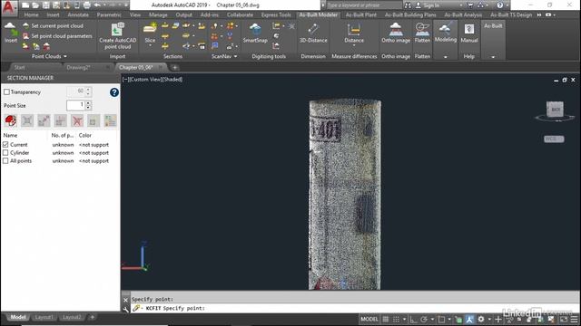 5. обучалка.Faro.As-Built.for.AutoCad Fitting Tools FitCylinder