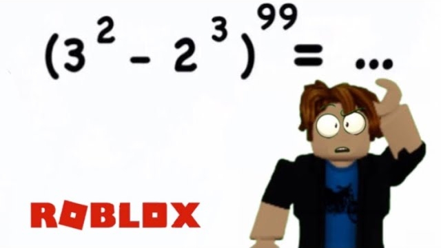 РЕШИ ПРИМЕР чтобы ВЫЖИТЬ в ROBLOX!!!