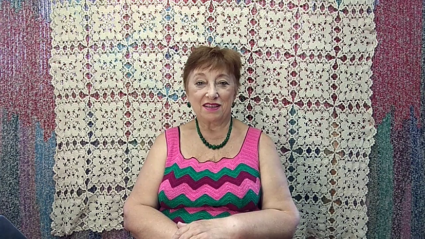 Скатерть "Дачная". Мастер-класс по вязанию крючком от О. С. Литвиной.