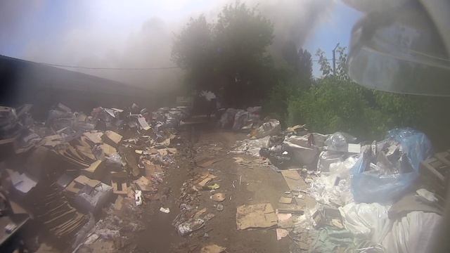 Пожар на складе