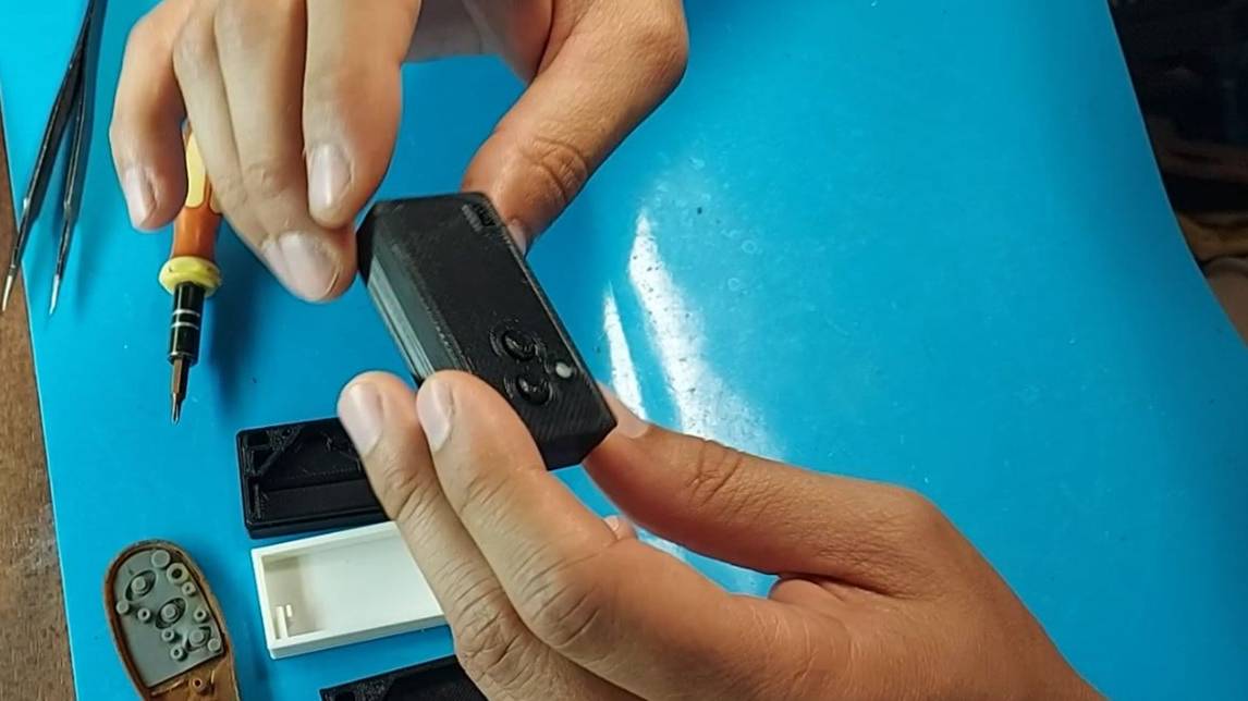 Брелок для сигнализации с помощью 3д принтера.