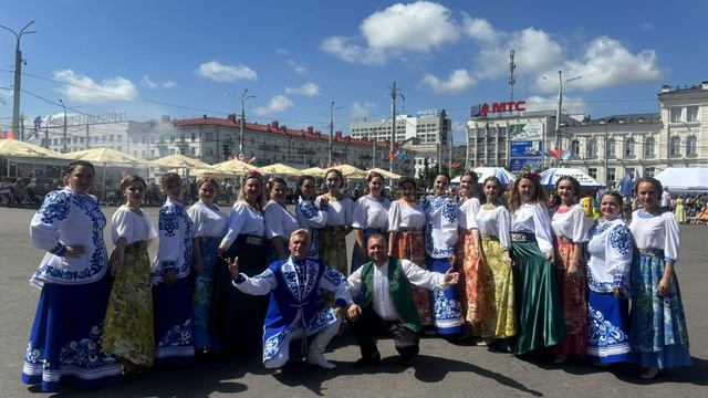 Ансамбль "Раздолье" в Беларуси! Город Витебск