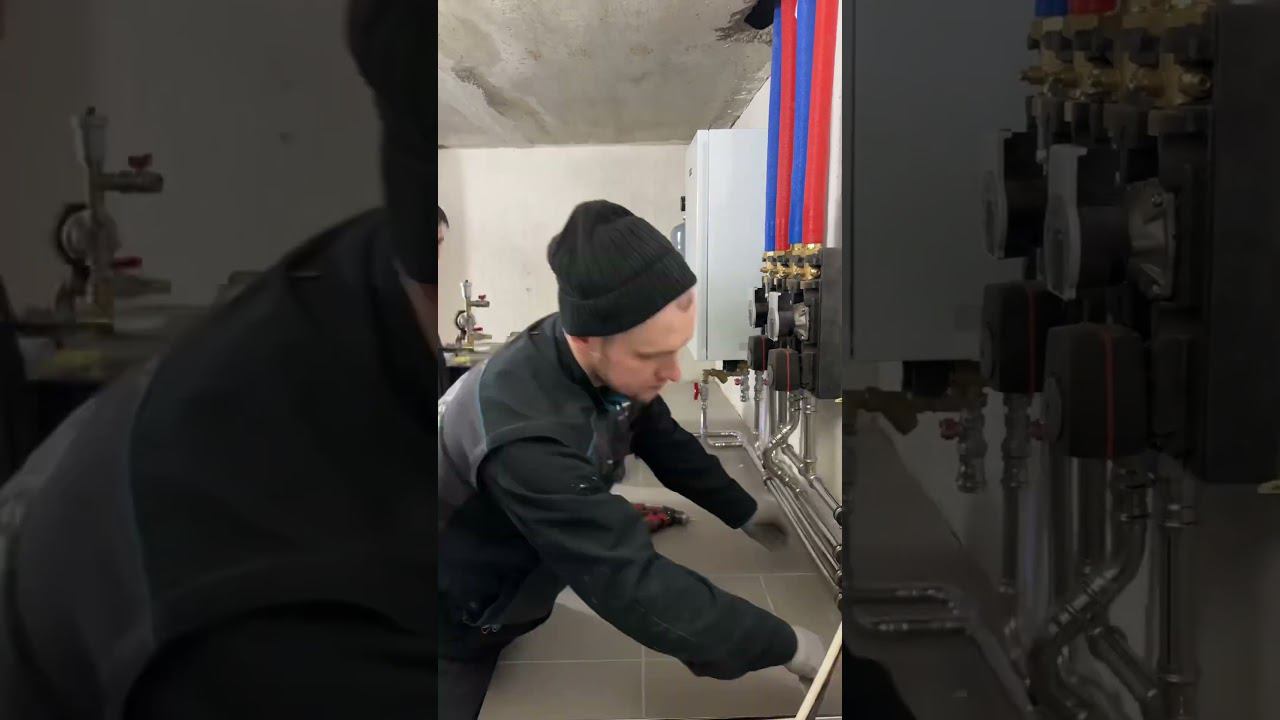 Монтаж котельной #vaillant #отопление #дом #строительство