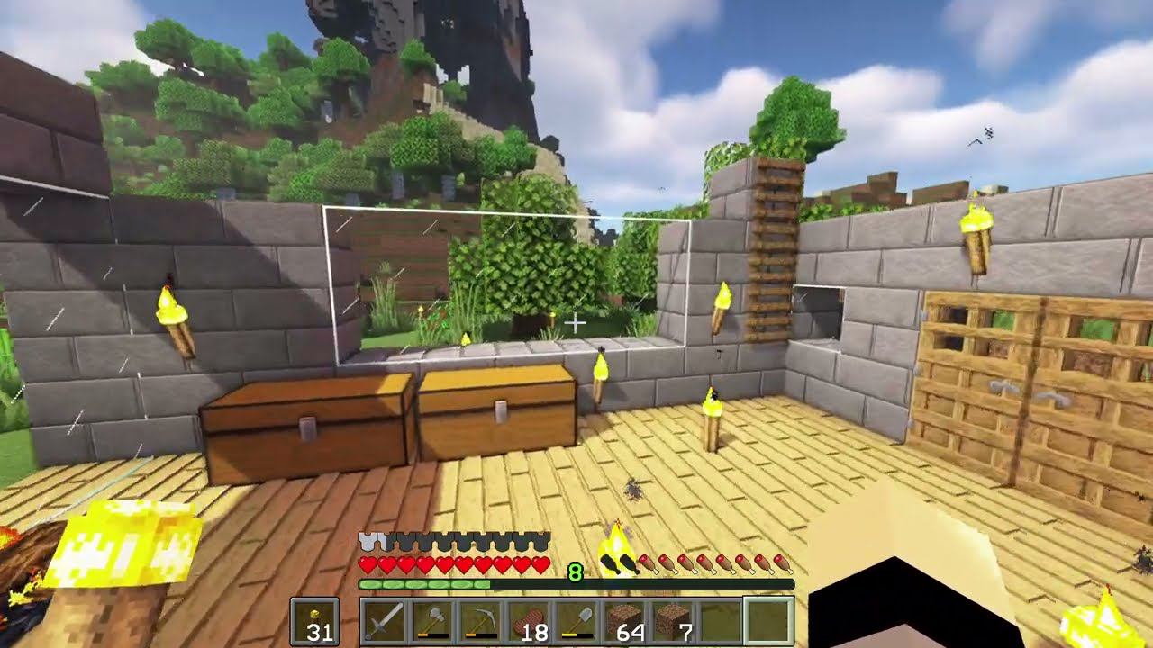 Minecraft №3 Яркие приключения в Майнкрафте! ▰ Даня PRO ▰ Красивый Майнкрафт ▰ Выживание на русском!