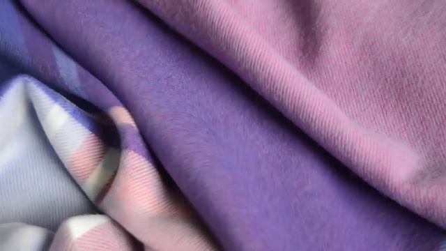 Клетчатый плед Steinbeck линии Rubens в лиловых тонах