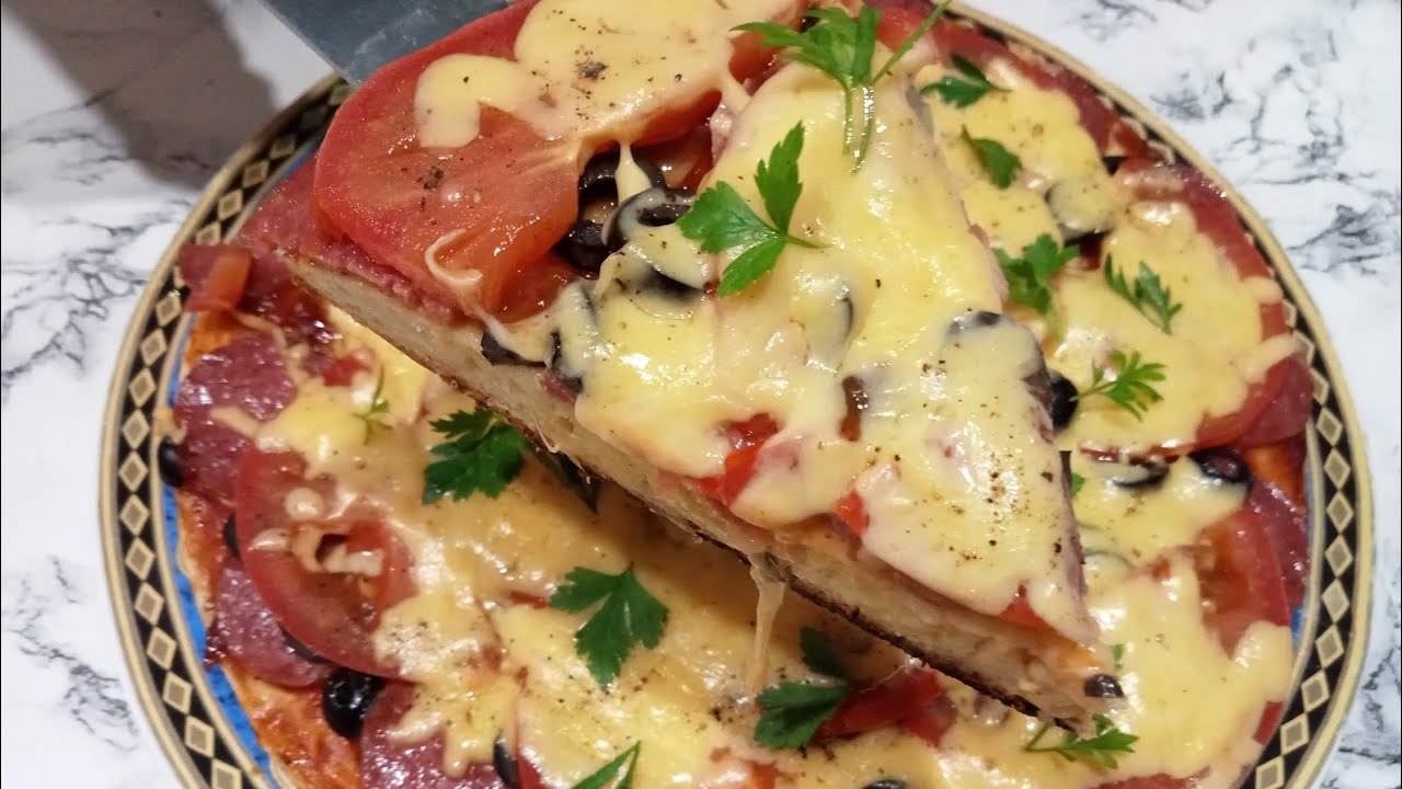 Пицца на сковороде. Да, приготовить пиццу без духовки возможно!