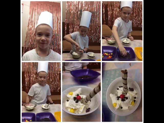 Волик Дмитрий - участник конкурса "Лучший десерт из мороженого"