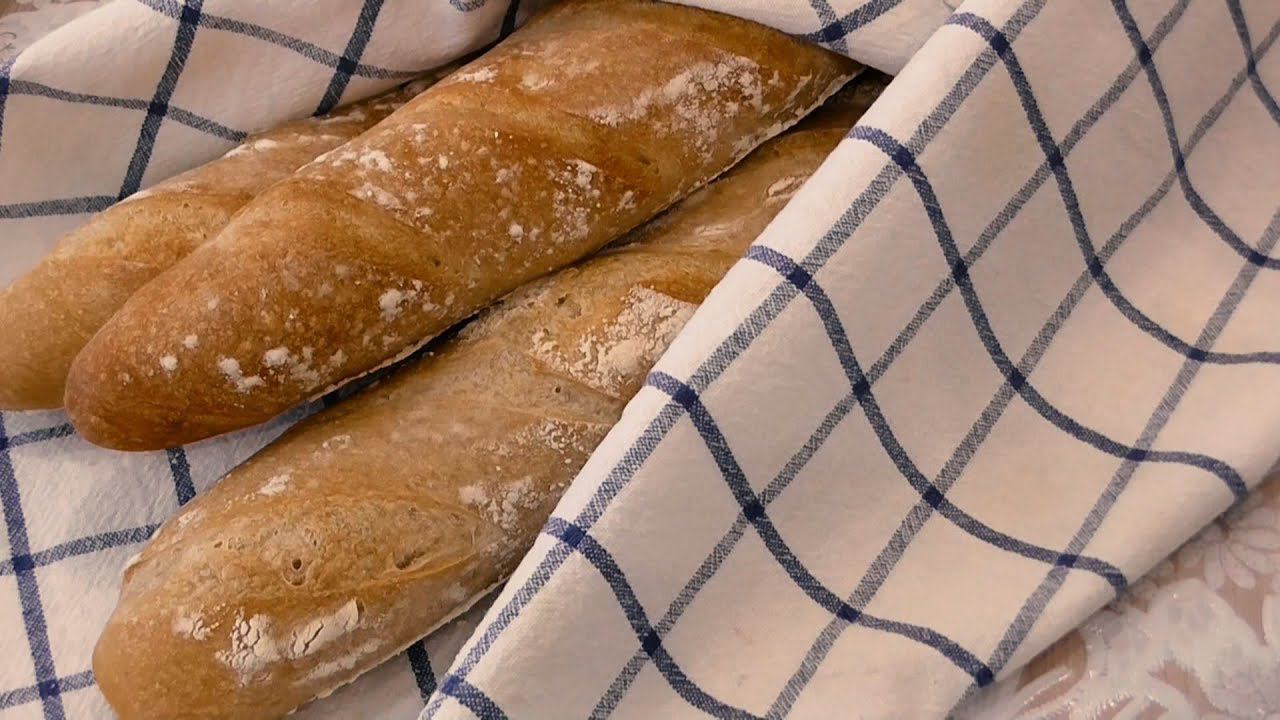 НАСТОЯЩИЕ ФРАНЦУЗСКИЕ БАГЕТЫ МЕТОДОМ АВТОЛИЗА НА ЗАКВАСКЕ ПО РАЙМОНУ КАЛВЕЛЮ! ДОМА! ЭТО РЕАЛЬНО!!!