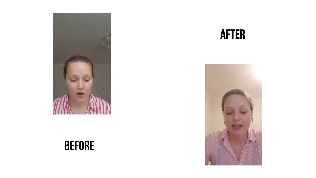 BEFORE and AFTER. Mastering British Accent.