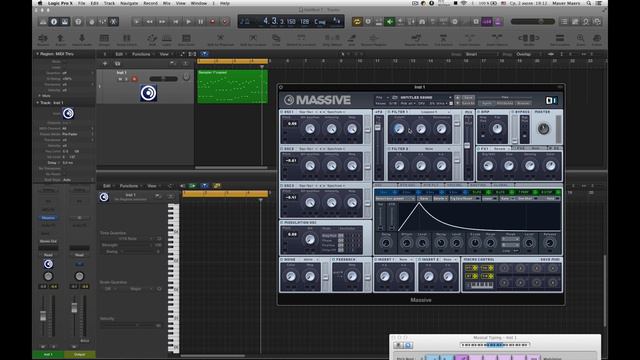 Создание SuperSaw лида в Massive