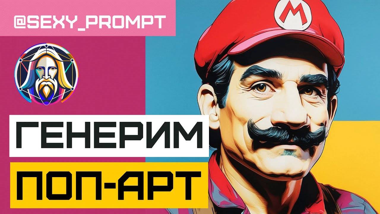 Leonardo ai нейросеть - ГЕНЕРАЦИЯ изображения в стиле ПОП-АРТ