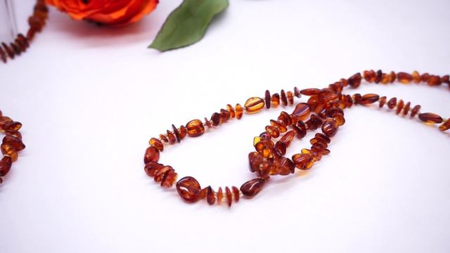 Бусы и браслет янтарь натуральный балтийский природный 4065 4066 Хорошие Вещи