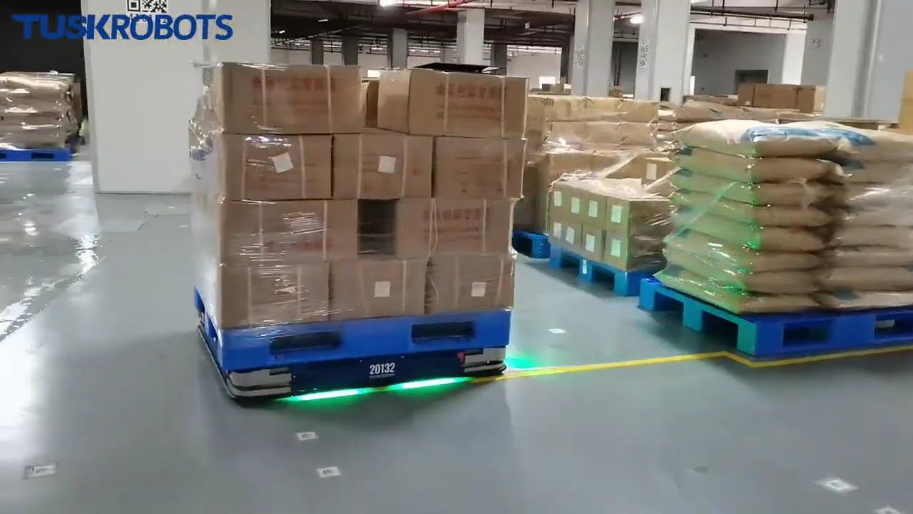 AMR роботы на складах компании пищевой промышленности