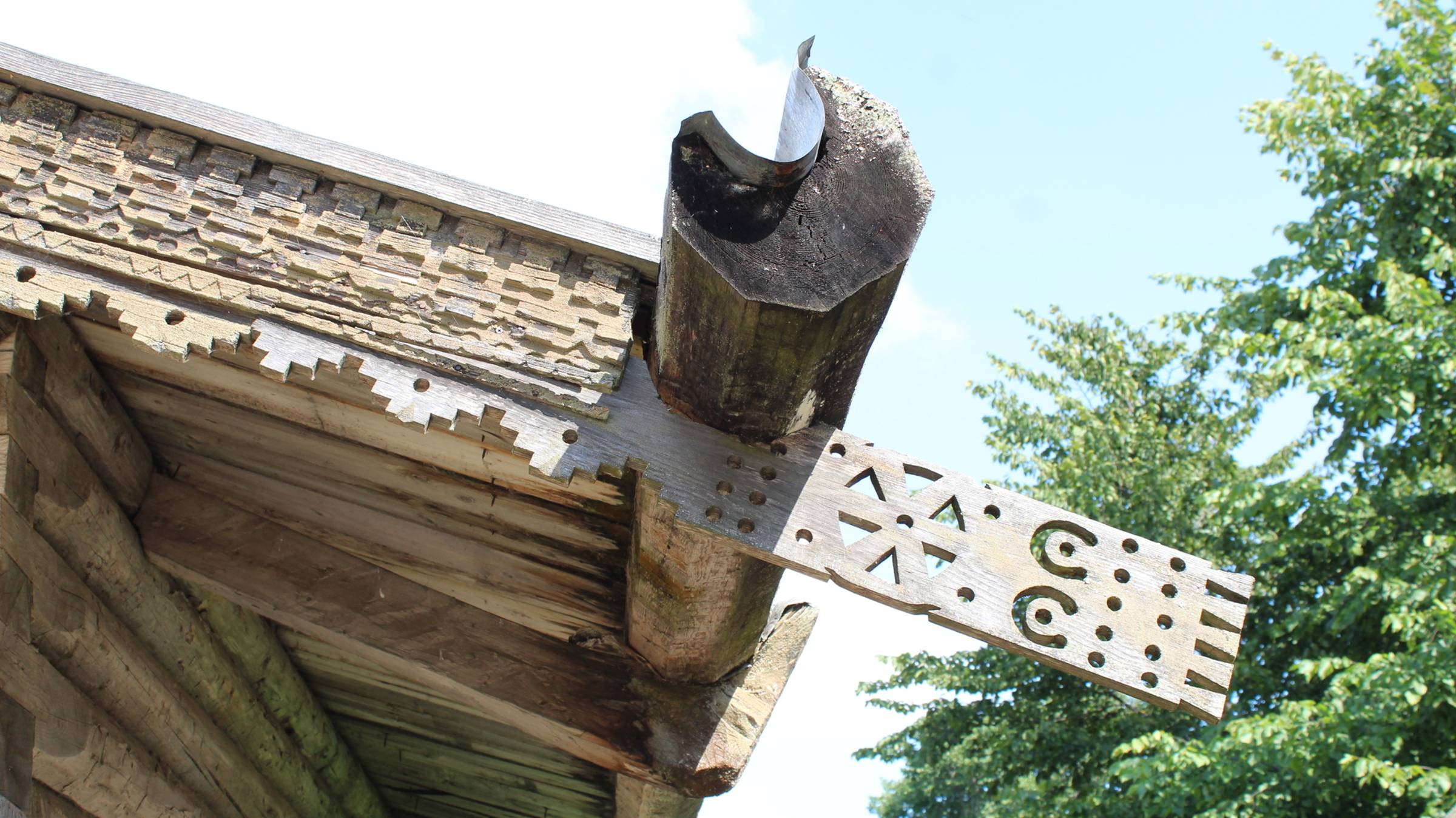 Великий Новгород, «Витославлицы» —  музей деревянного зодчества под открытым небом. Россия.