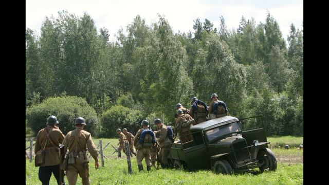 Линия Сталина. Реконструкция боёв у деревни Холматка Островского района.
