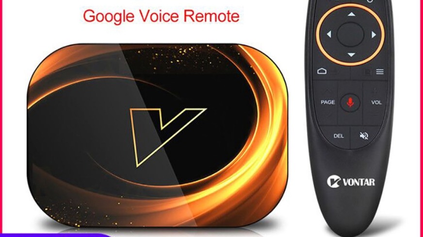 ТВ  приставка, VONTAR X3, 4 Гб, 128 Гб, Смарт ТВ, Android 9, Wifi, 1080P,  2020 