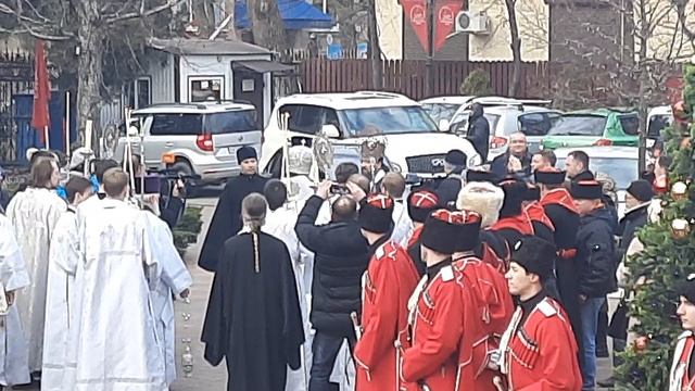 Сегодня 9 января 2023г встретили мироточивую икону Богородицы "Умягчение злых сердец" г.Краснодар