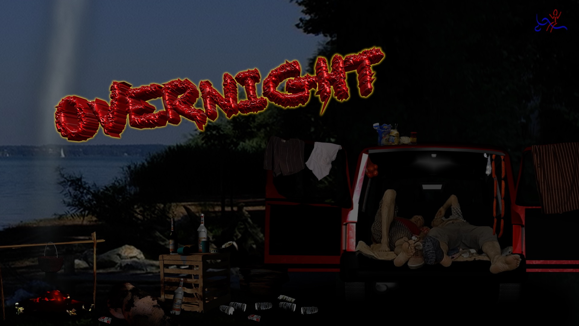 Г.М. ДЖОРДЖ И МЭТТ "НОЧЕВКА" ВТОРОЙ ДЕНЬ. ГЕРМАНИЯ. ОЗЕРО КИМСЕ.