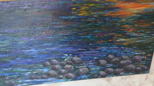 19-04-2024 #импрессионизм в творчестве. Необычно. КОВЁР из остатков пряжи