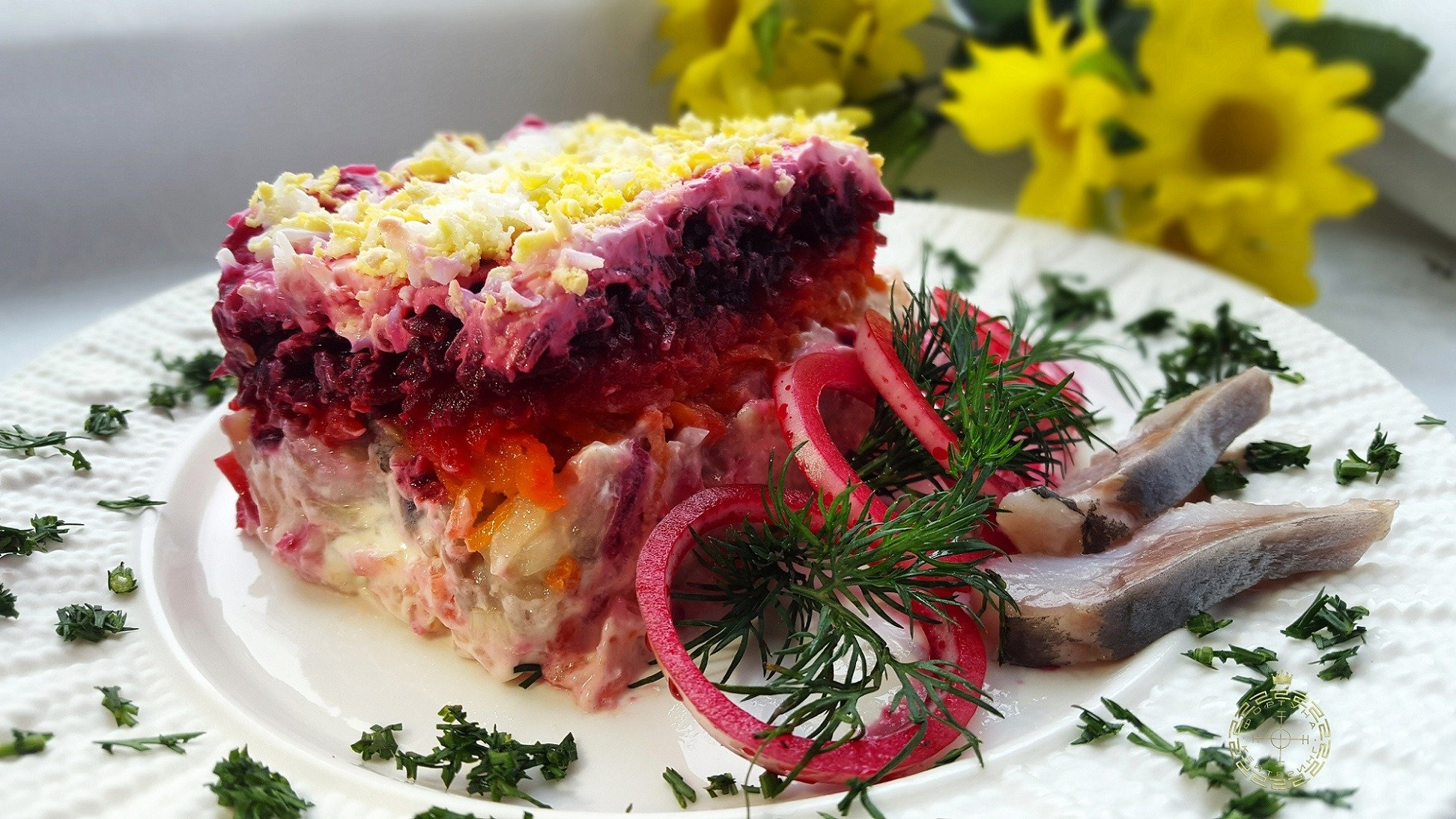 СЕЛЕДКА ПОД ШУБОЙ.     Домашняя еда.