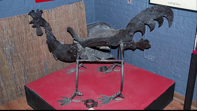 Средневековые орудия пыток в музее Петропавловской крепости.