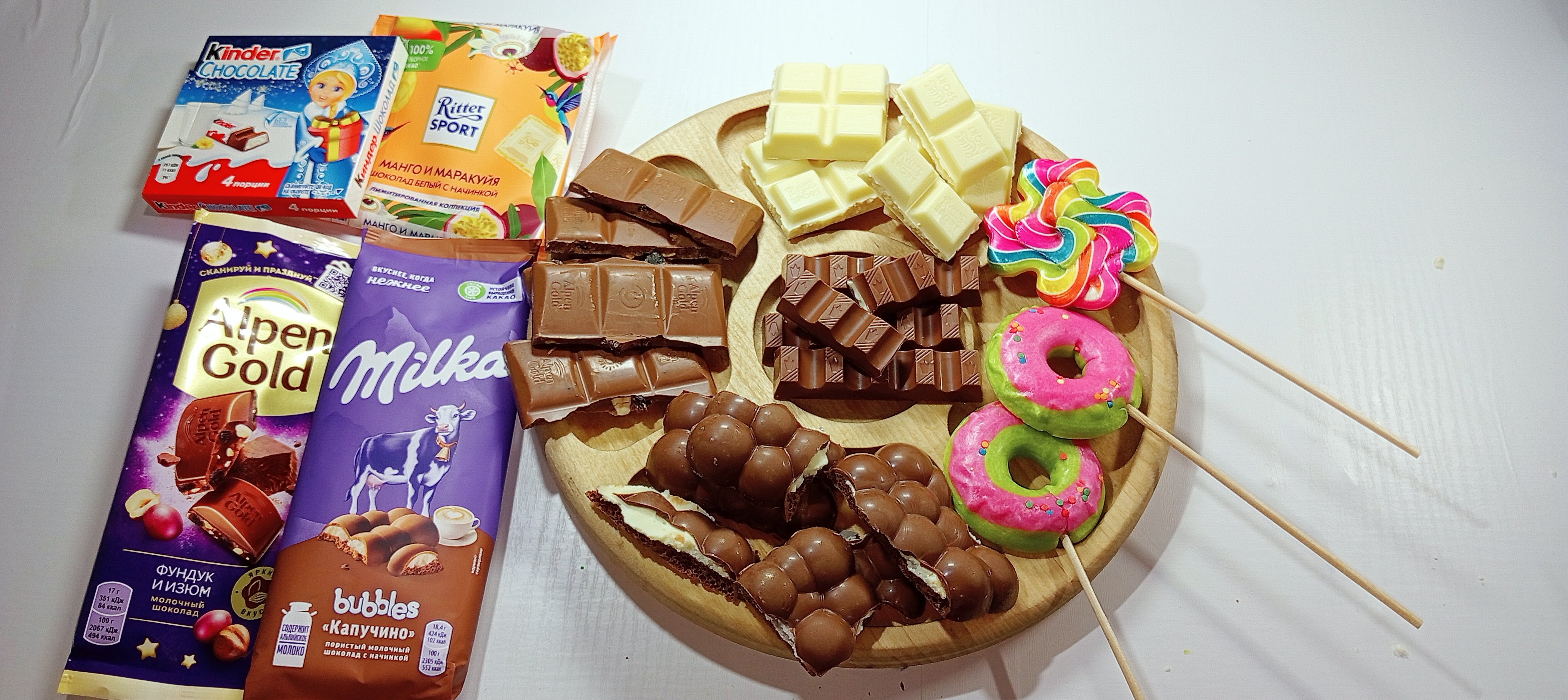 АСМР ВИДЕО/Распаковываю и раскладываю шоколад и конфеты