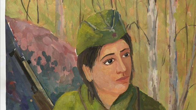 «Вот так бывает на войне» . Автор - Дмитриева Каролина, 12 лет, Ивановская область, г. Шуя.