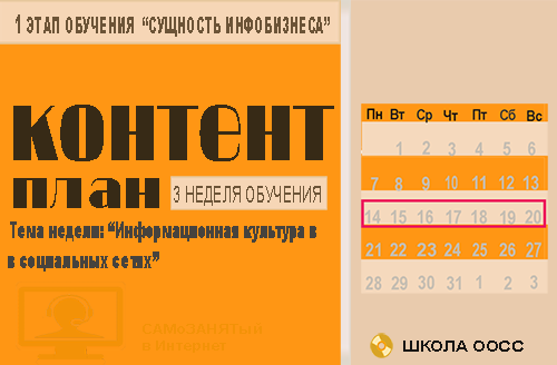 КП 3 неделя обучения. Информационная культура в соц.сетях