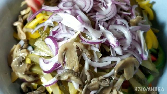 Салат с говядиной  Охотничий