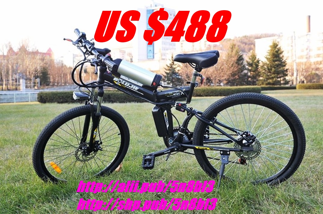 Электровелосипед, 26 дюймов, 36 В, Литиевая Батарея.