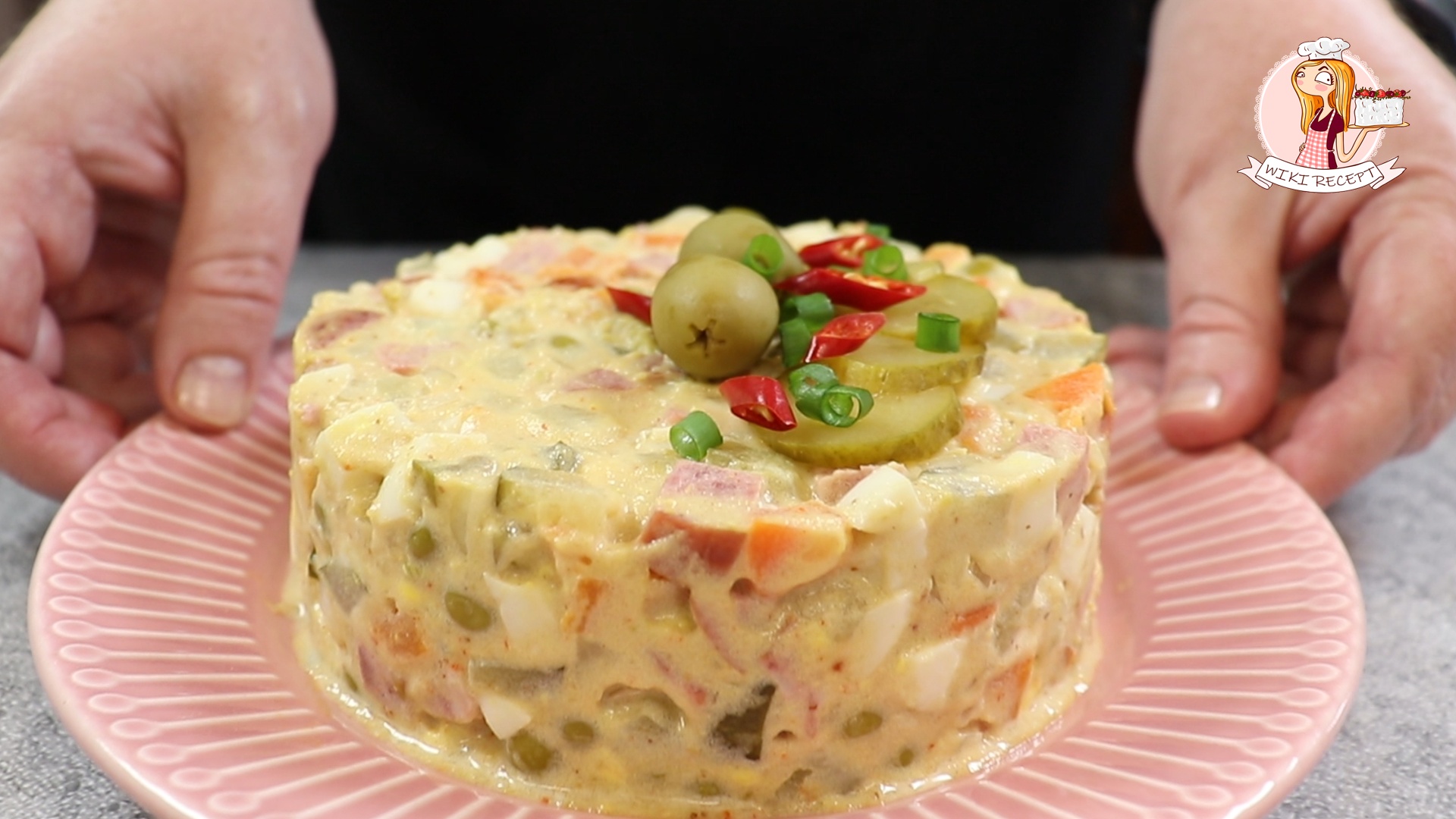 «Копченый» ОЛИВЬЕ! Любимый салат в новом исполнении